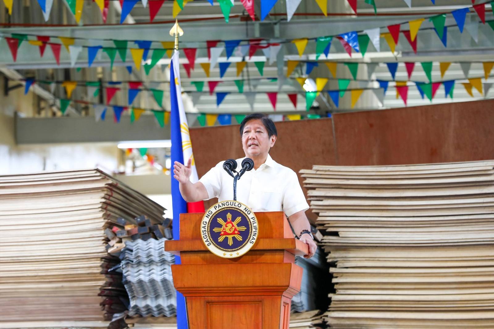 Marcos pushes for advanced flood control, slope protection solutions