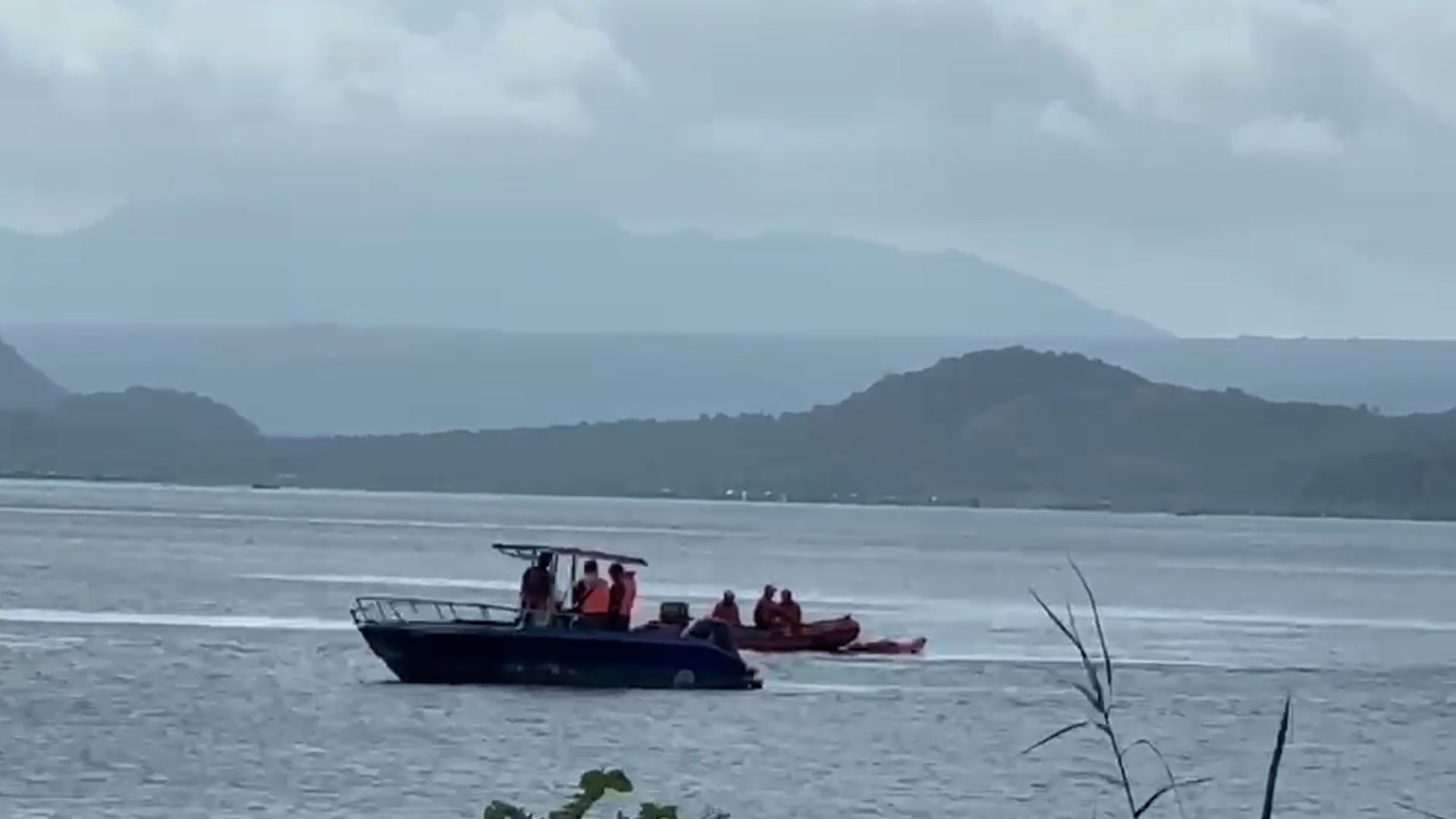 More sacks found by PCG divers as Taal Lake search ops for missing ...