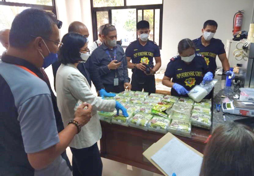 PNP, PDEA conduct ocular inspection, representative sample of seized ...